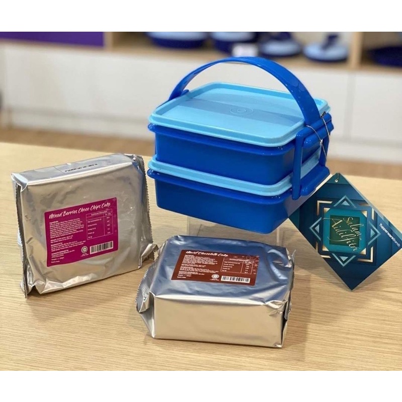 Ready stock!!! Tupperware & kek (Raya cake gift set) | Shopee Malaysia