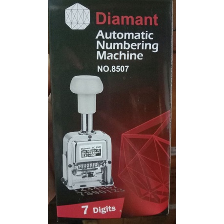 Self Inking Digit Cap Stamping Automatic Numbering Machine | Shopee ...