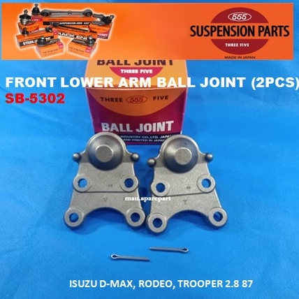 ISUZU D-MAX, RODEO, TROOPER 2.8 87 - 555 Japan FRONT LOWER ARM BALL ...