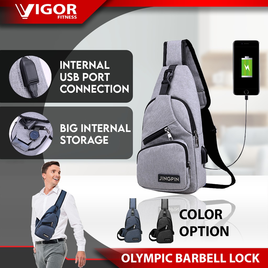 Casual Shoulder Bag Backpack with Phone Charging | Shopee Malaysia