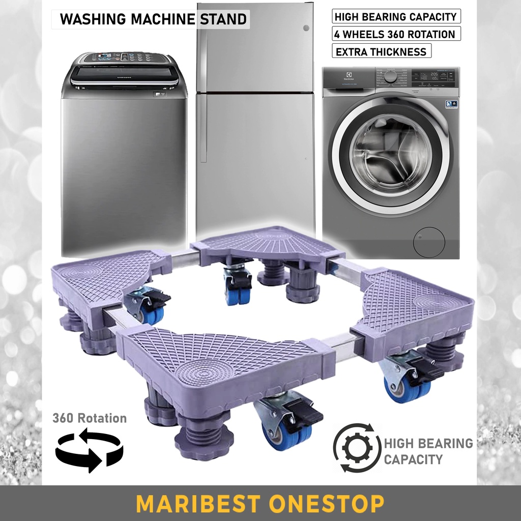 Heavy Duty Washing Machine Stand Casters Movable Mobile Refrigerator ...