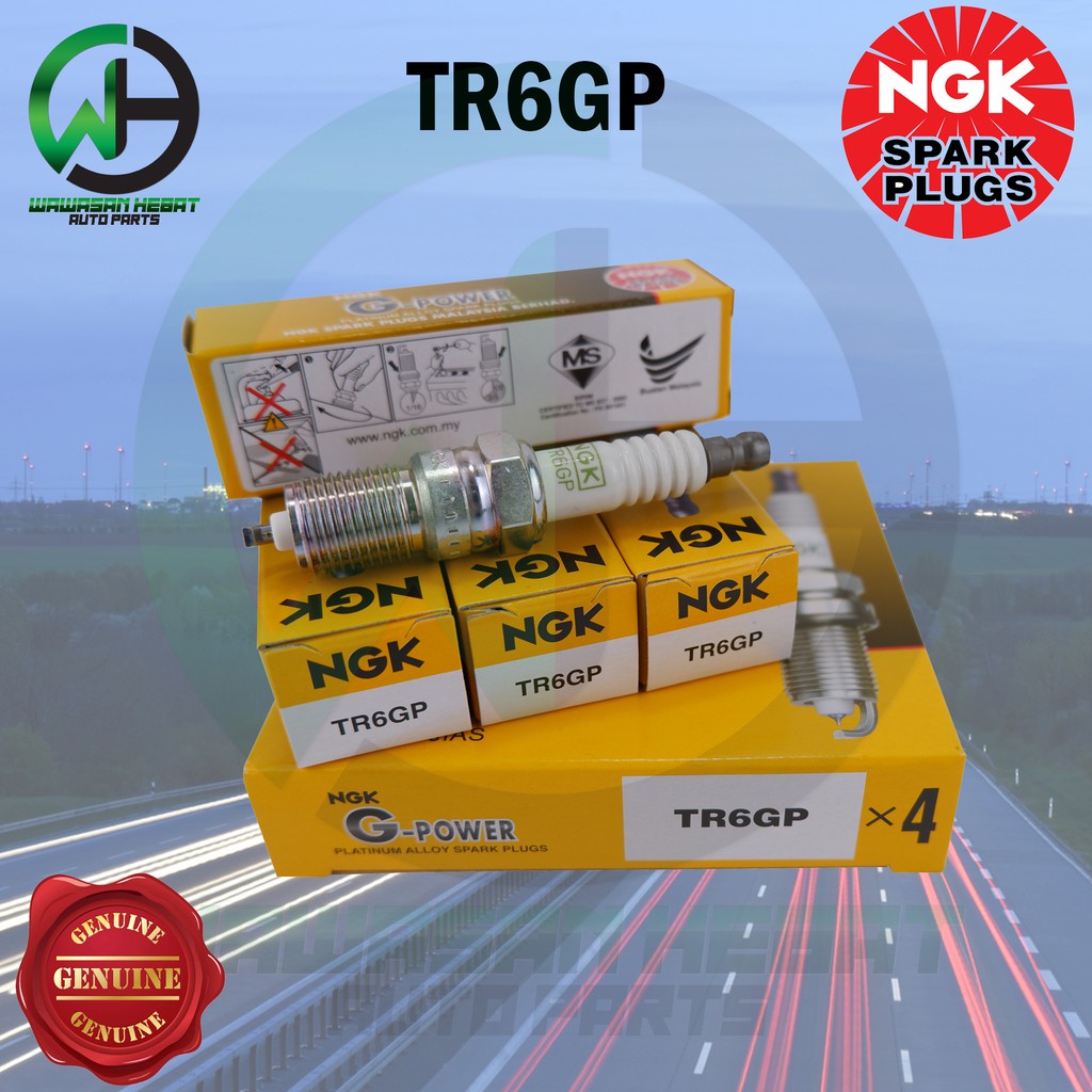 NGK GPOWER Spark Plug TR6GP For Proton Gen2 , Persona , Blm , Flx ...