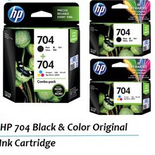 HP 704 BLACK/TRI-COLOR INK CARTRIDGE [100% ORIGINAL] (CN692AA) | Shopee ...