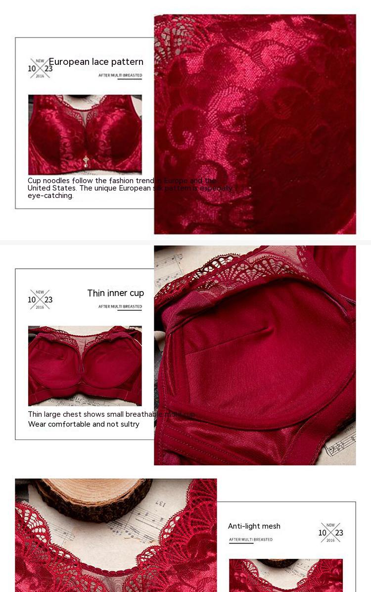 HuoYuan[Ready Stock]Women Side Support Push Up Bra Full coverage Bra ...