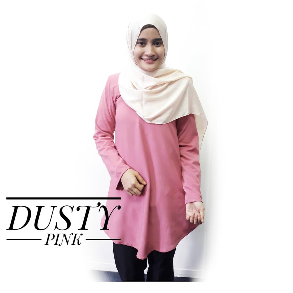Blouse Muslimah Labuh Simple Murah Blouse Awatif Blouse Women Baju Raya ...