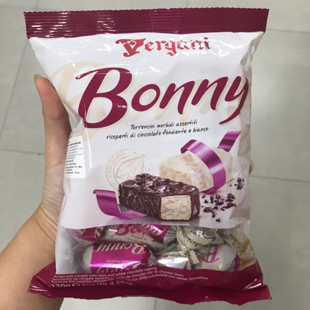 Chocolate Vergani Bonny Nougat Chocolate 130 Grams | Shopee Malaysia