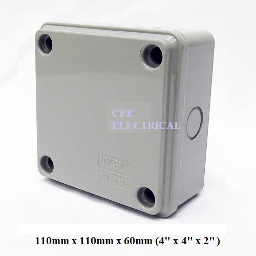 WIREMAN PVC ENCLOSURE ELECTRICAL JUNCTION BOX IP56 | Shopee Malaysia
