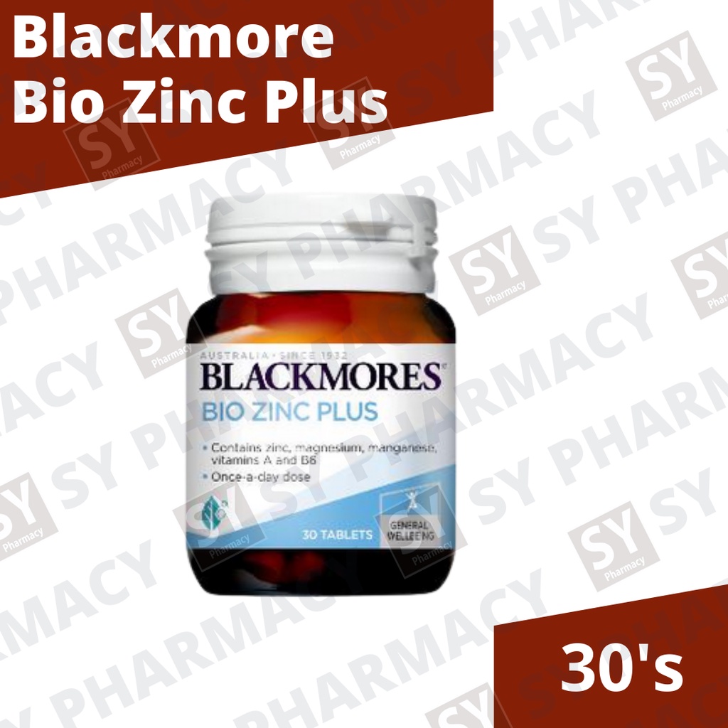Blackmores Bio Zinc Plus Tablets 30's (Exp: 04/2025) | Shopee Malaysia