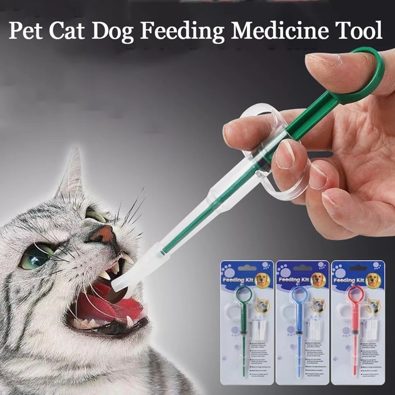 Animal Medicine Feeding Kit Syringe | pets medicine feeder | medicine ...