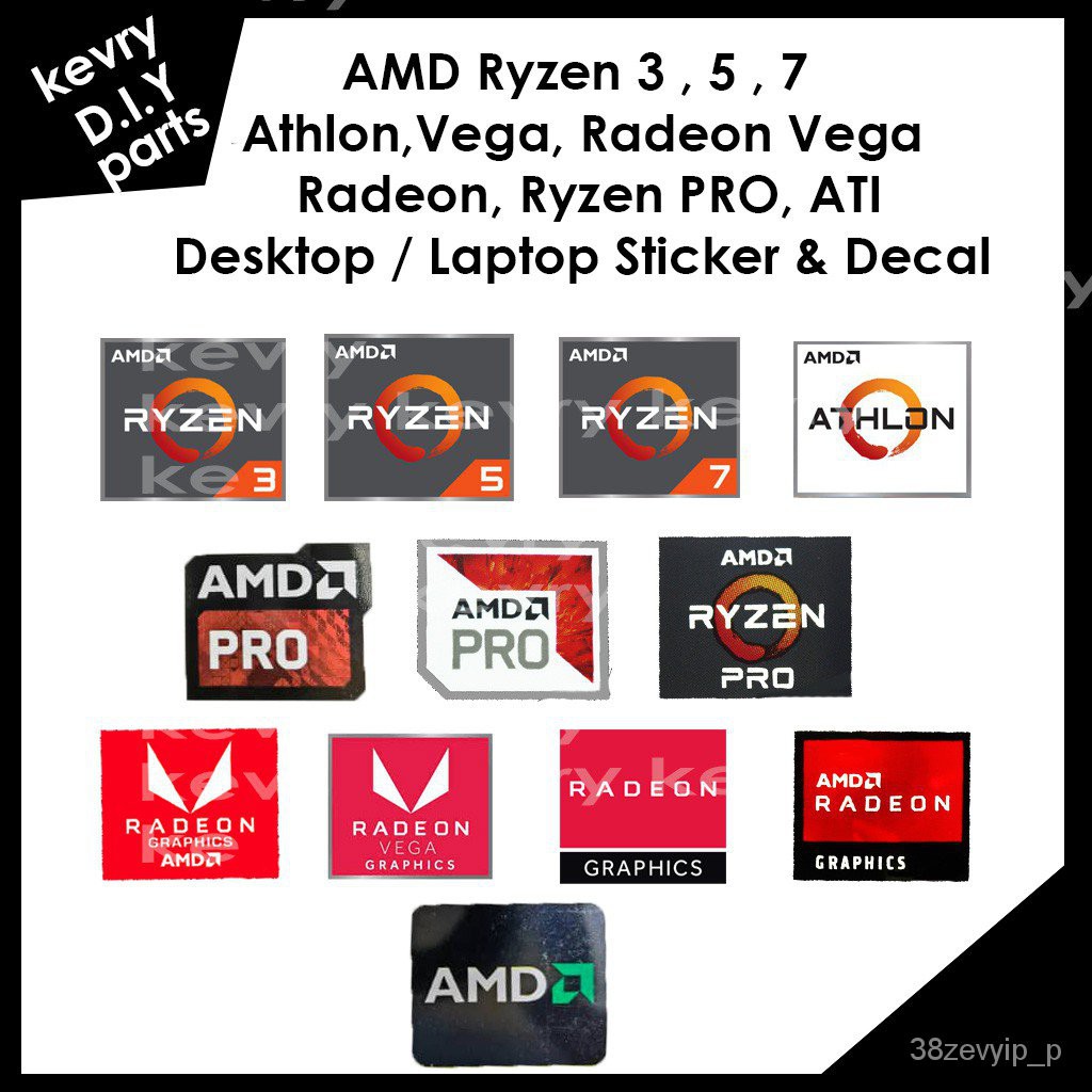 AMD Athlon Vega Ryzen ATI AMD Ryzen 3 Ryzen 5 Ryzen 7 Ryzen PRO Laptop ...