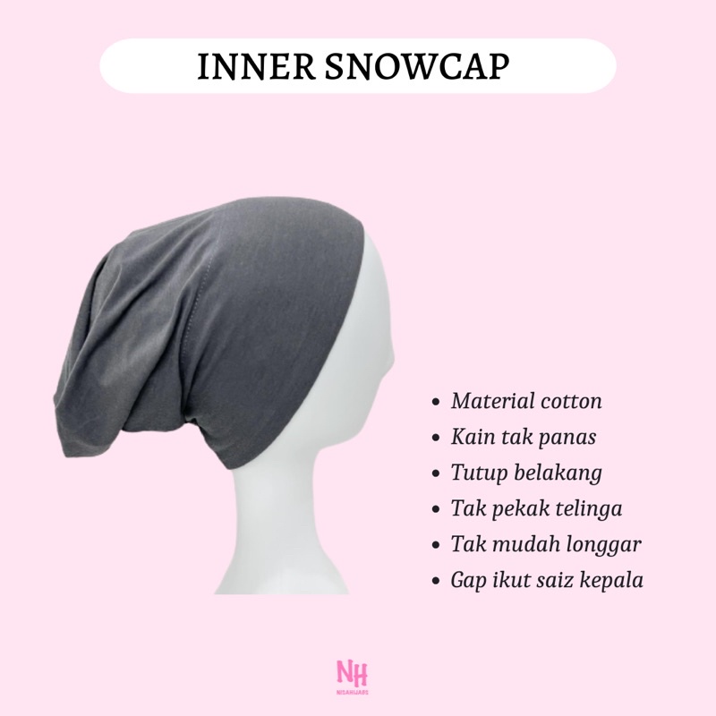 Inner Snowcap by Nisahijabs | Shopee Malaysia