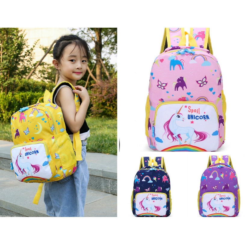 Beg Smiggle Bags Nylon Kindergarten Kids Bag Unicorn Backpack Hold ...