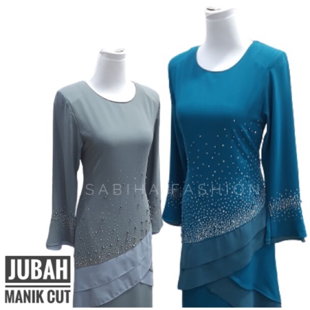 🔥JUBAH MANIK CUT DESIGN FUSAN 🔥 | Shopee Malaysia