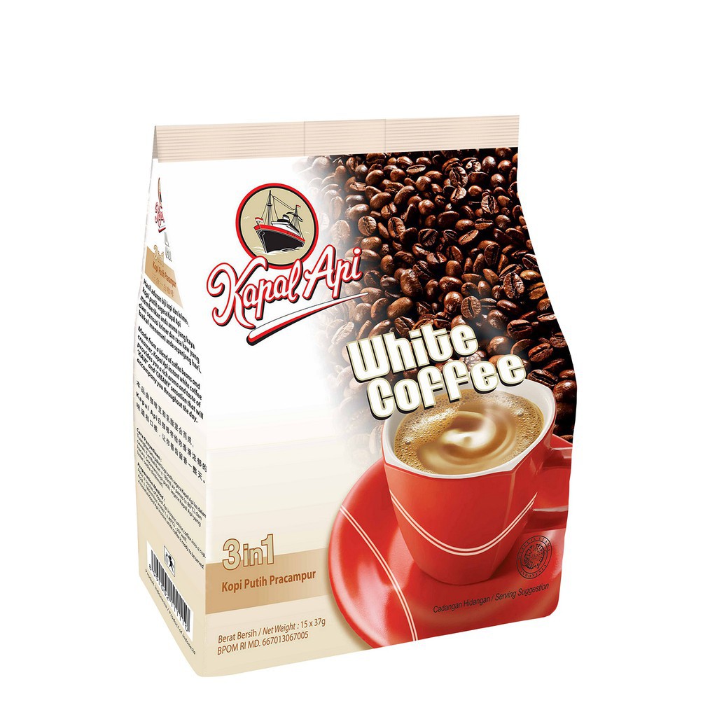 Kapal Api 3 in 1 White Coffee (15's x 37g) | Shopee Malaysia