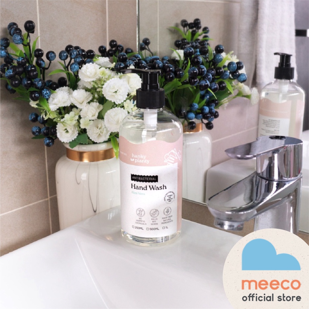 Meeco Hanky Planty Antibacterial Hand Wash Eczema Series Aloe Vera