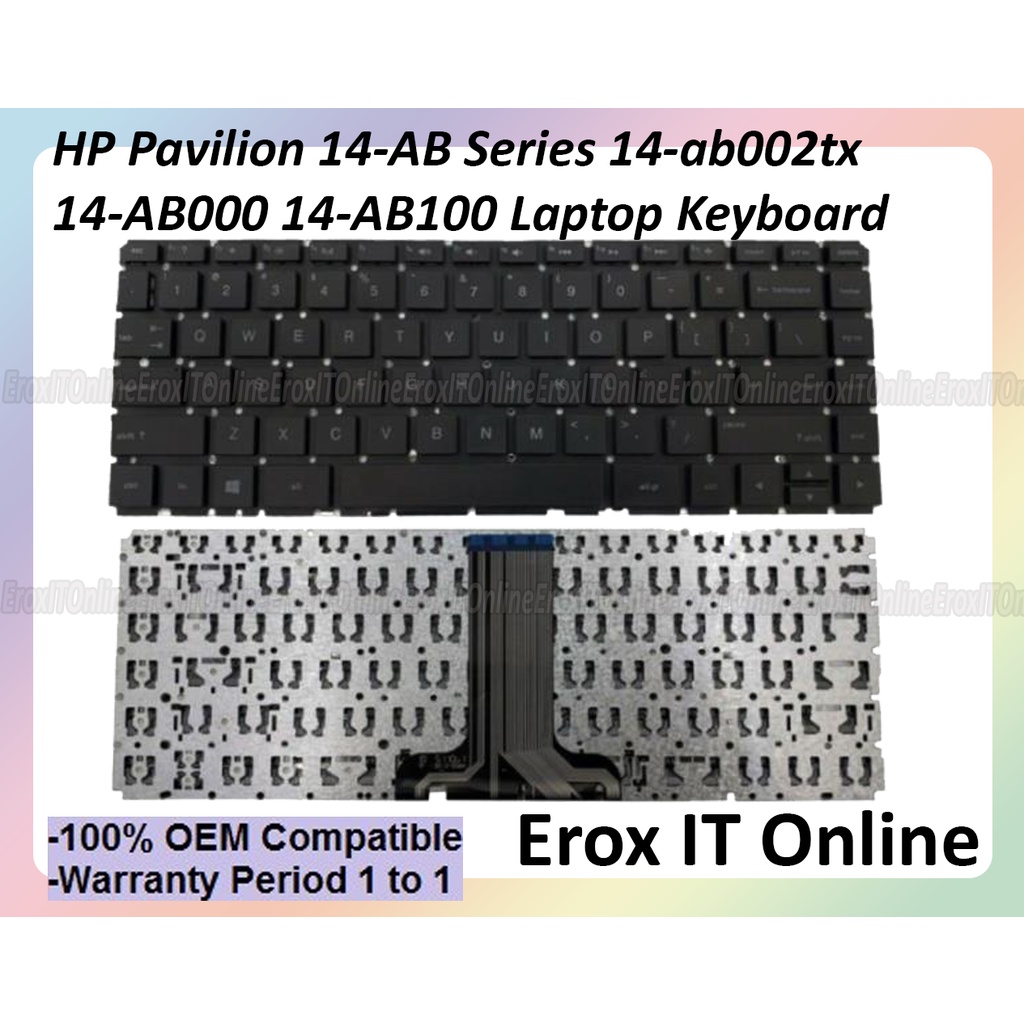Hp Pavilion 14-AB 14-AL 14-BA 14-BA 14-BK 14-BU 14-ab014tu 14-ab023tu ...