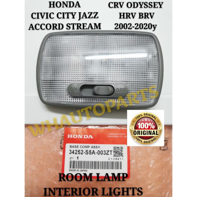 🔥100% ORIGINAL 🔥ROOM LAMP (GREY COLOR) HONDA CIVIC CITY JAZZ ACCORD ...