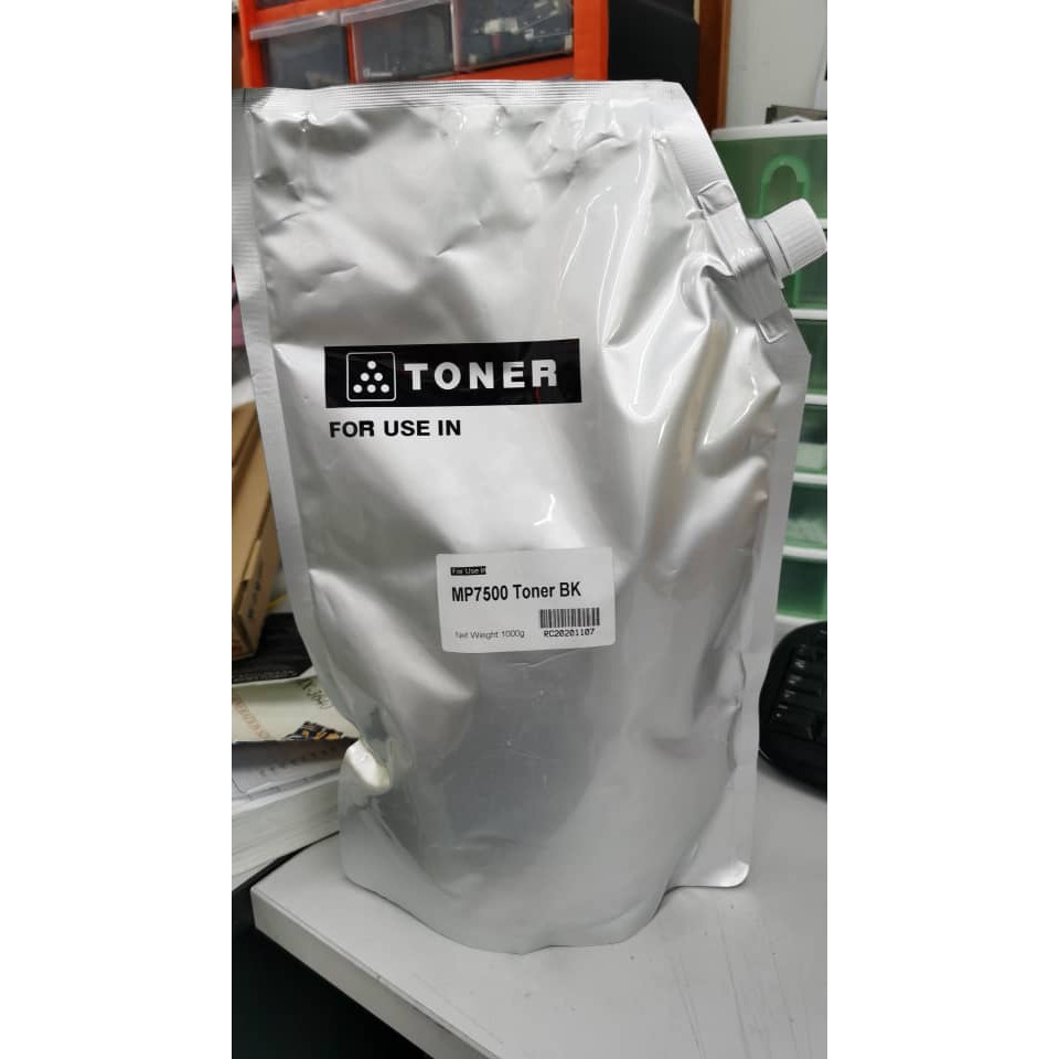 TONER RICOH MP7500 1KG PACKET (JAPAN QUALITY) - MP6000,7500,6001,7001 ...