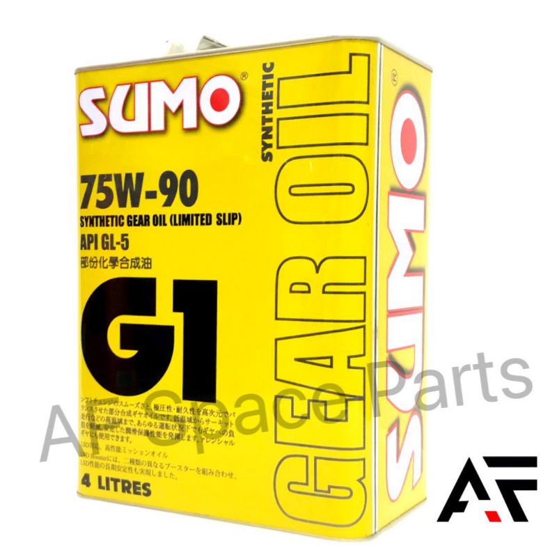 SUMO Gear Oil 75w90 G1 Synthetic Manual Gear Oil 4Litre Minyak Gear Box ...