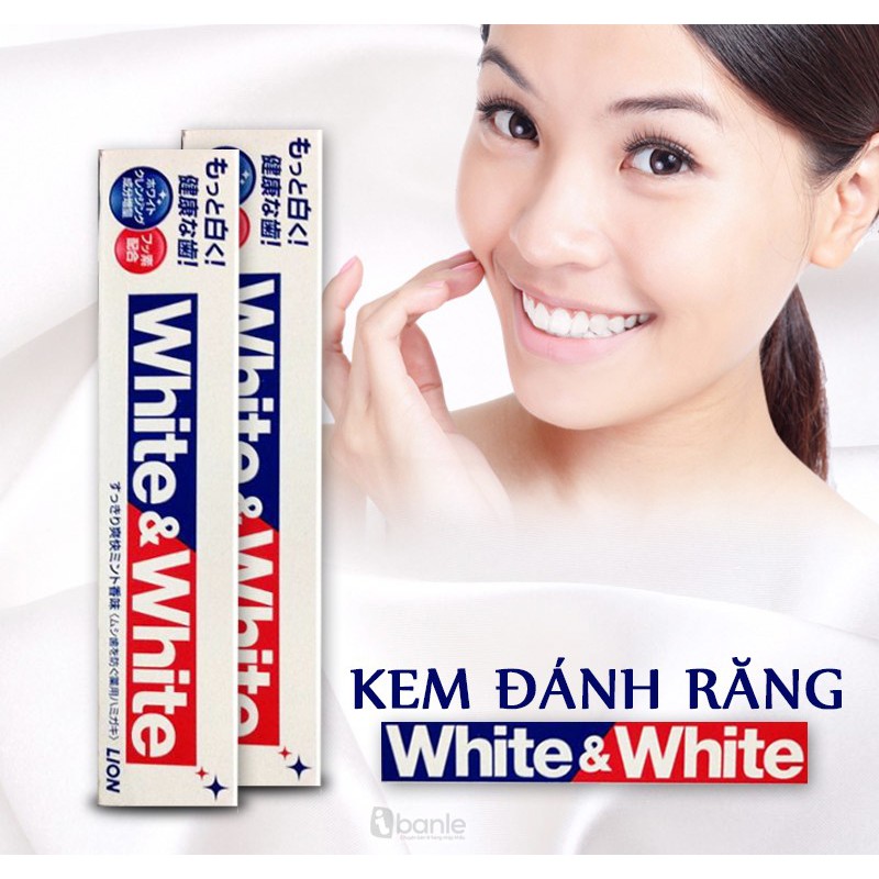 Lion White & White Brightening Toothpaste 150g - domestic Japan ...