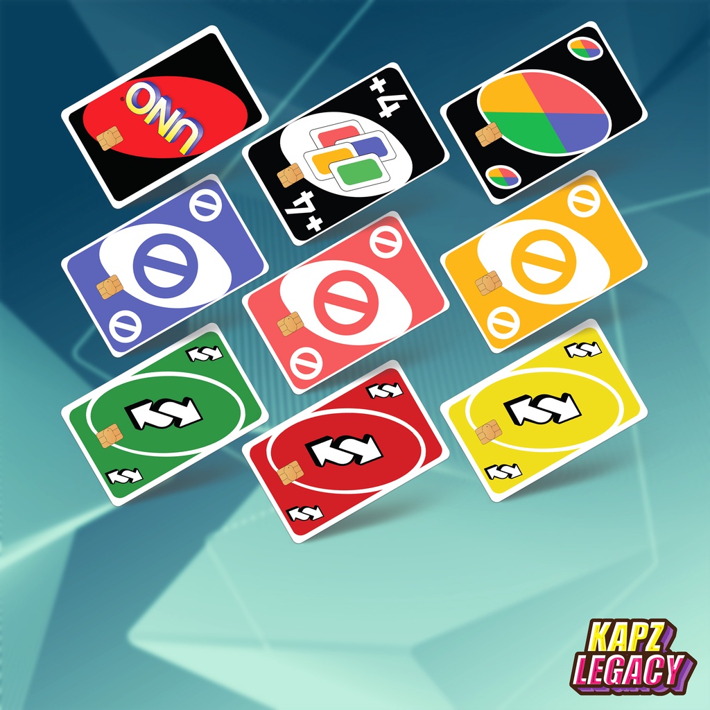 KapzLegacy Uno Anime ATM Bank Sticker Card Cover Access Touch n Go Skin ...