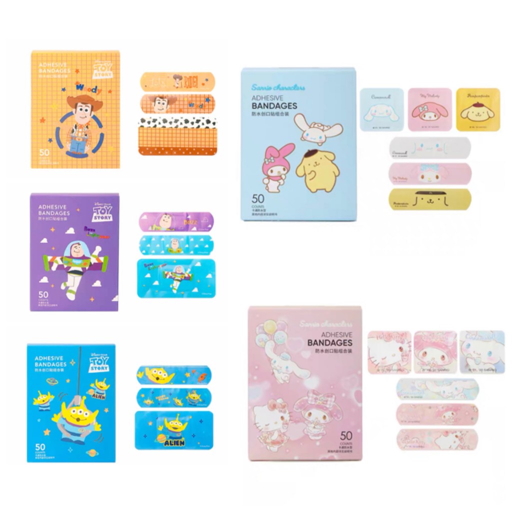 miniso Medicated Plaster Cartoon Wound Dressing Assorted | Shopee Malaysia