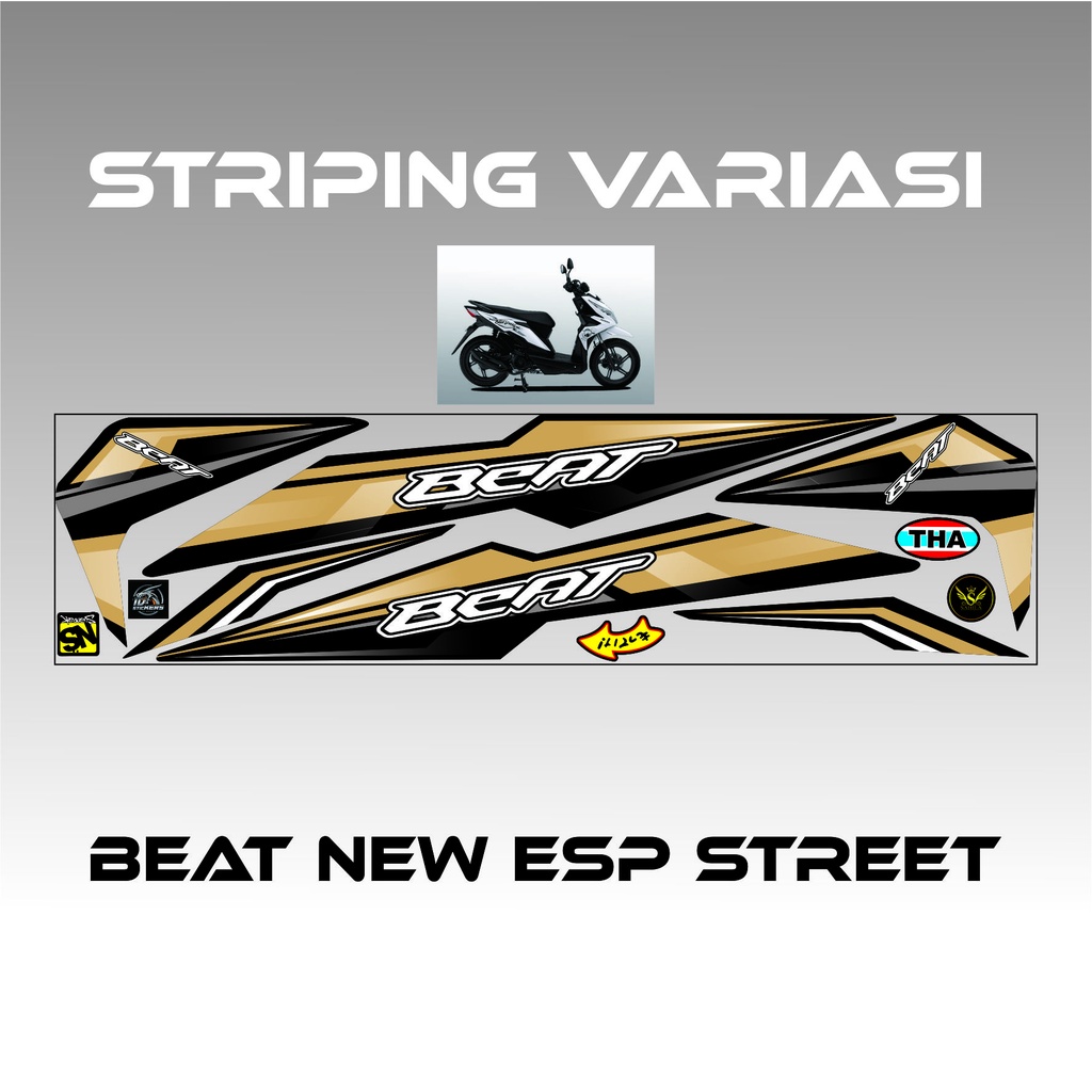 Honda ALL BEAT ESP Motorcycle STRIPING/BEAT STREET STICKER 2017-2019 ...