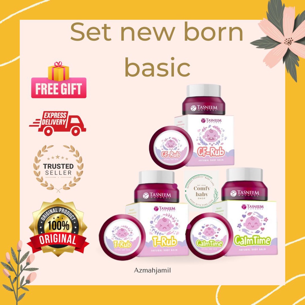 Tasneem balm untuk bayi- tasneem set new born baby -calmtime, tasneem t ...