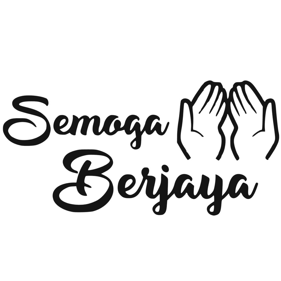 🎈 BALLOON STICKER SEMOGA BERJAYA AND GOOD LUCK | Shopee Malaysia