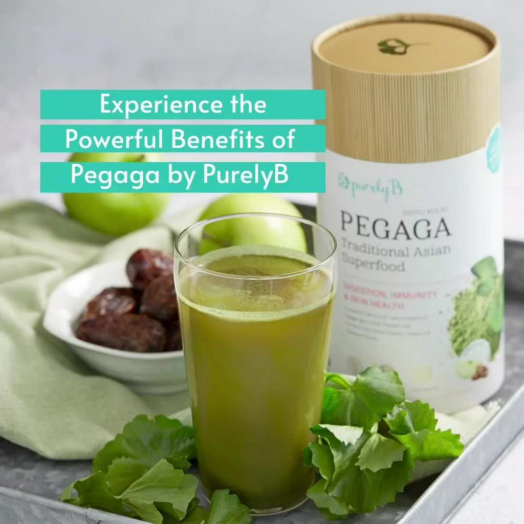 PurelyB Pegaga Traditional Asian Superfood Blend With Papaya Leaf ...