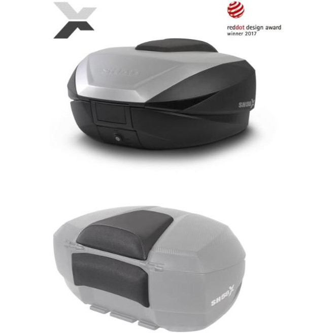 SHAD SH59X - ALUMINIUM (NEW EXPANDIBLE TOP CASE) FOR BMW HONDA KAWASAKI ...