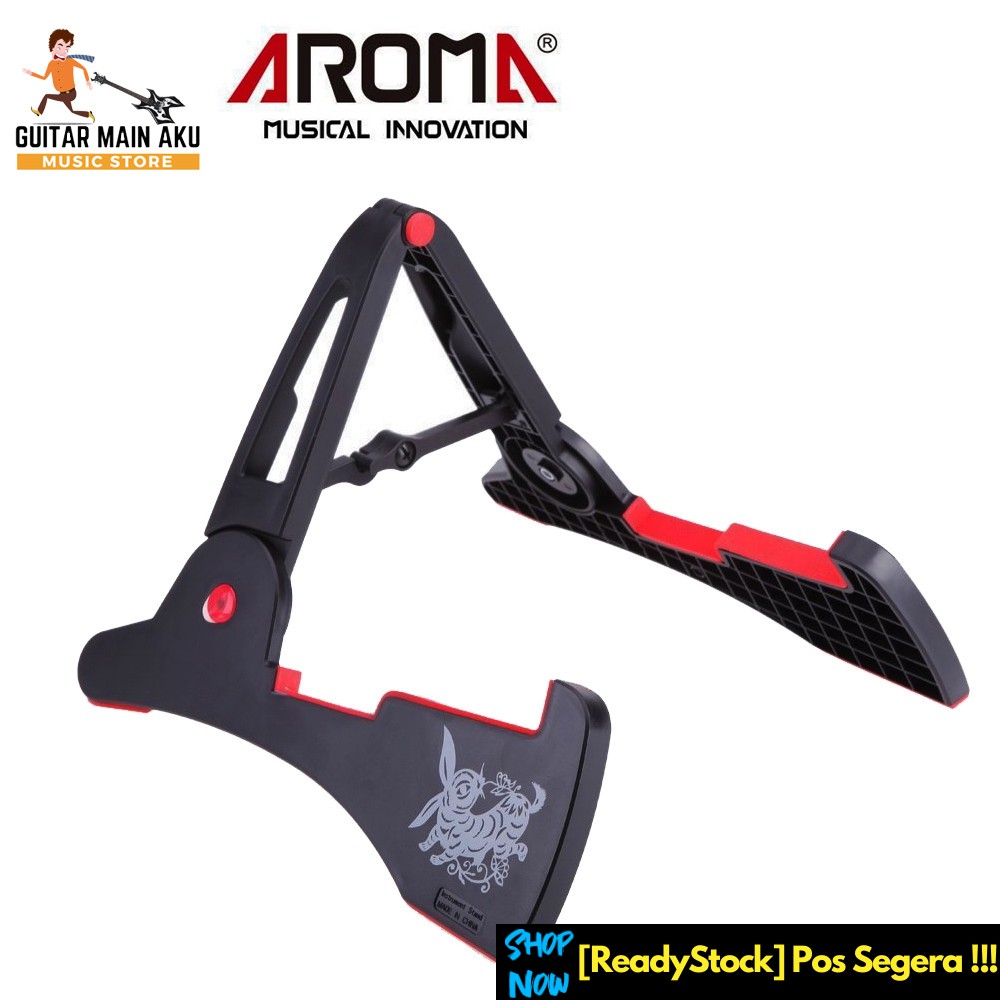 Aroma AGS-03 Guitar Stand for Classic Acoustic Guitar Electric Basses Guitar Acoustic and ...