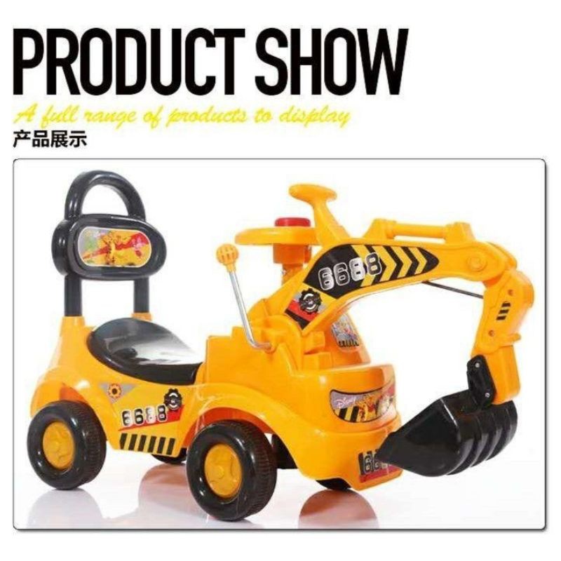 [Ready Stock] Children Kids Ride On Excavator Digger Pretend Play ...