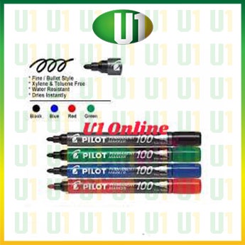 Pilot 100 Permanent Marker (1pc) | Shopee Malaysia