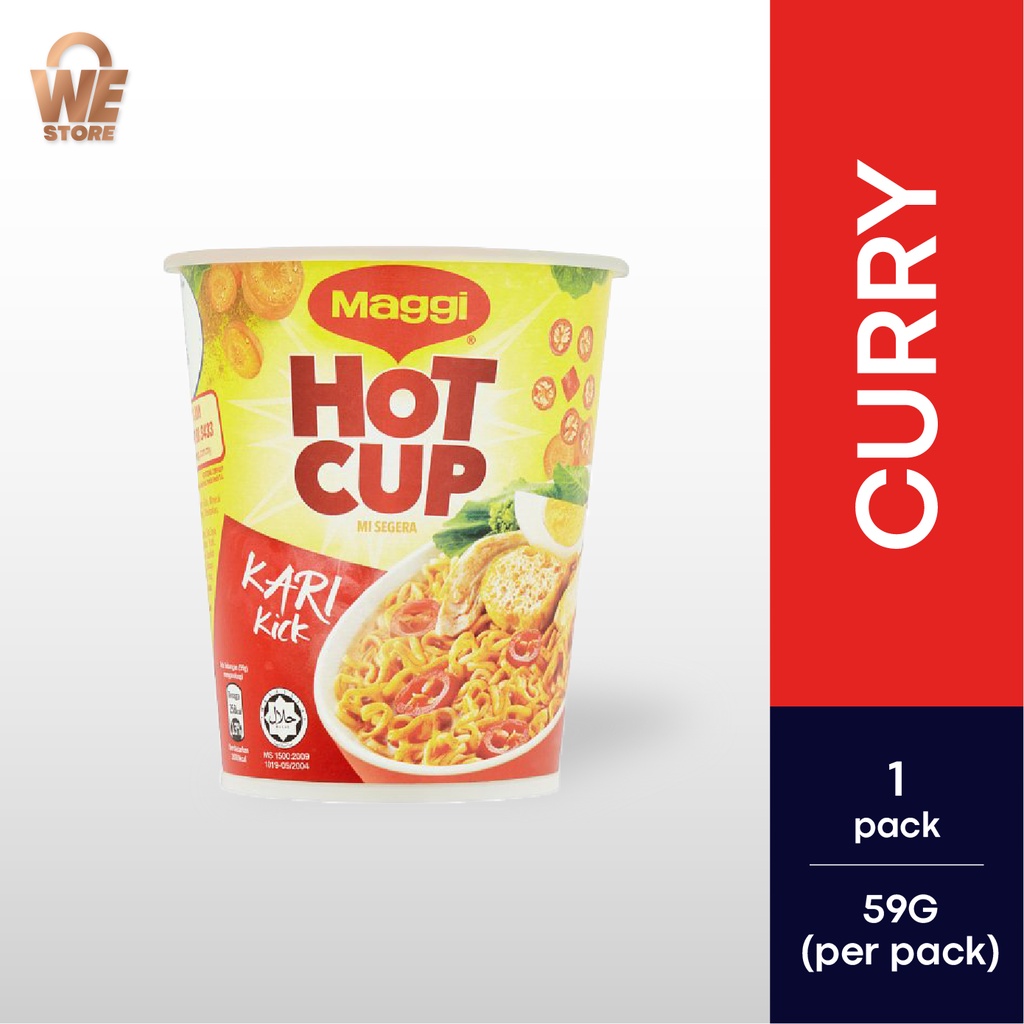 Maggi cup 59G (KARI) | Shopee Malaysia