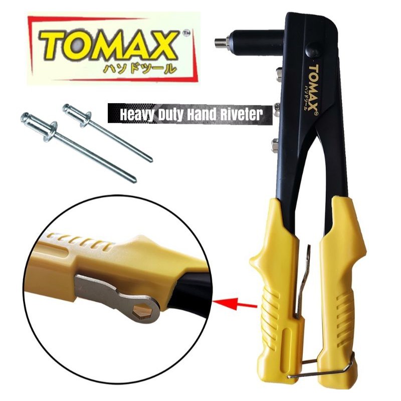 JAPAN TOMAX Heavy Duty Hand Riveter Gun 3.2mm长咀 (111197) | Shopee Malaysia