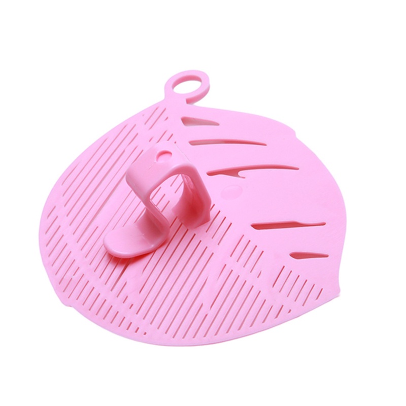 Durable Clean Leaf Rice Wash Sieve Cleaning Gadget Snap-In Leaf Shape ...