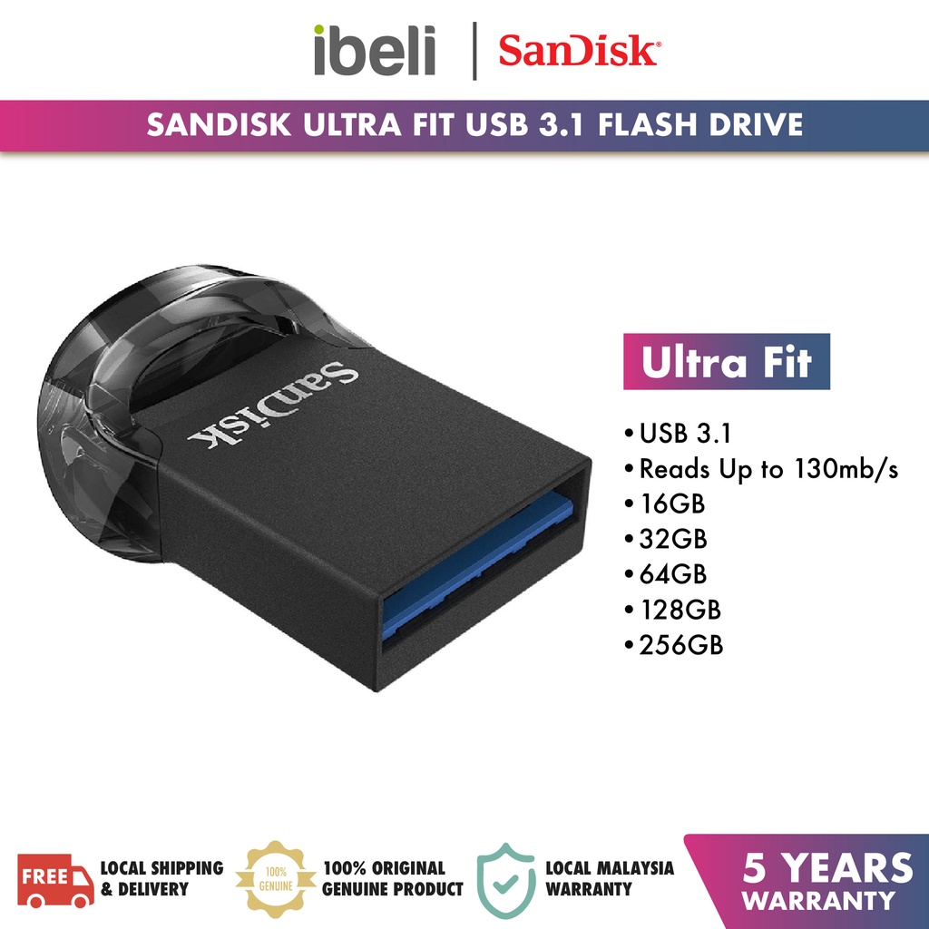 Sandisk Pendrive Ultra Fit USB 3.2 USB Flash Drive CZ430 Pendrive ...