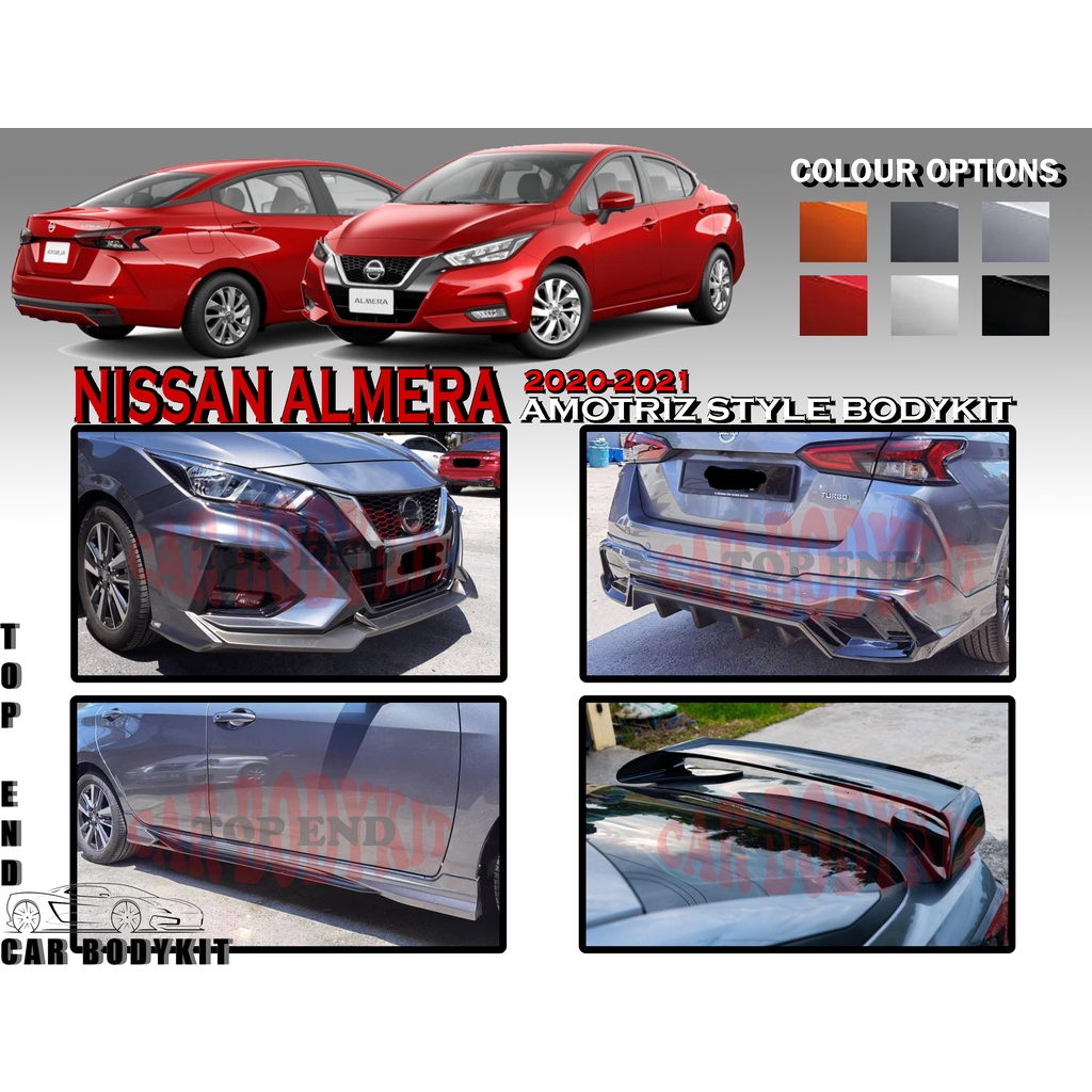 NISSAN ALMERA 2020 2021 AMOTRIZ STYLE FULLSET BODYKIT (AMOTRIZ) SKIRT ...