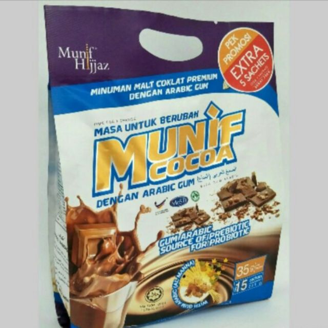 Munif Cocoa Munif Hijjaz (sachets) PEK PROMOSI!!! | Shopee Malaysia