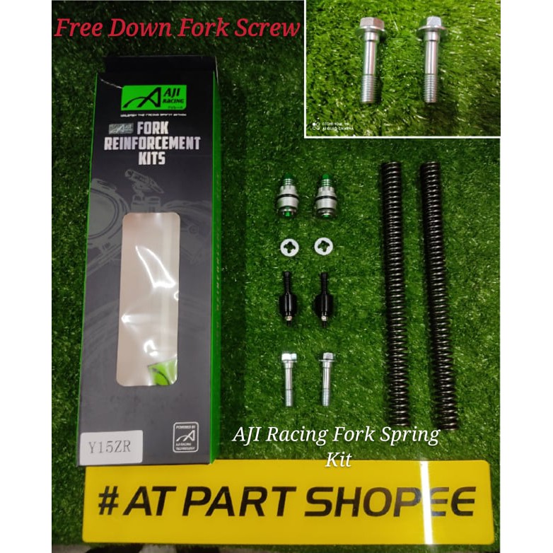 AJI RACING FORK SPRING KIT VERSION 2.0 Y16ZR Y15ZR LC135 RS150 NVX ...