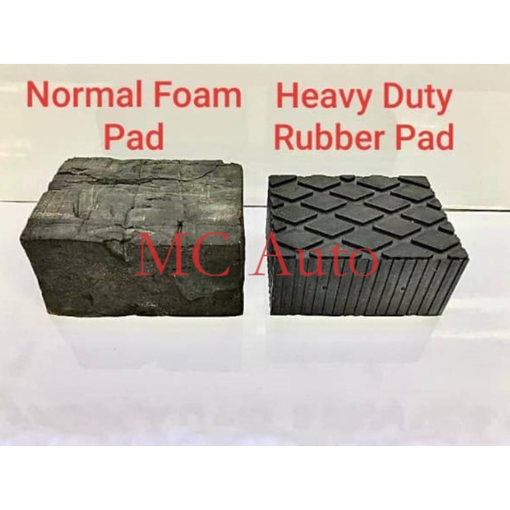 👍🏻100% Solid Heavy Duty👍🏻 Car Scissor Lift Rubber Pad 2 post lift Jack ...