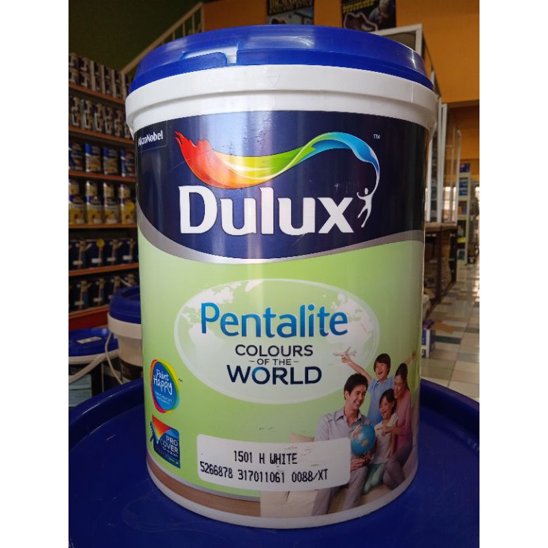 DULUX PENTALITE 1501 WHITE 5LITER | Shopee Malaysia