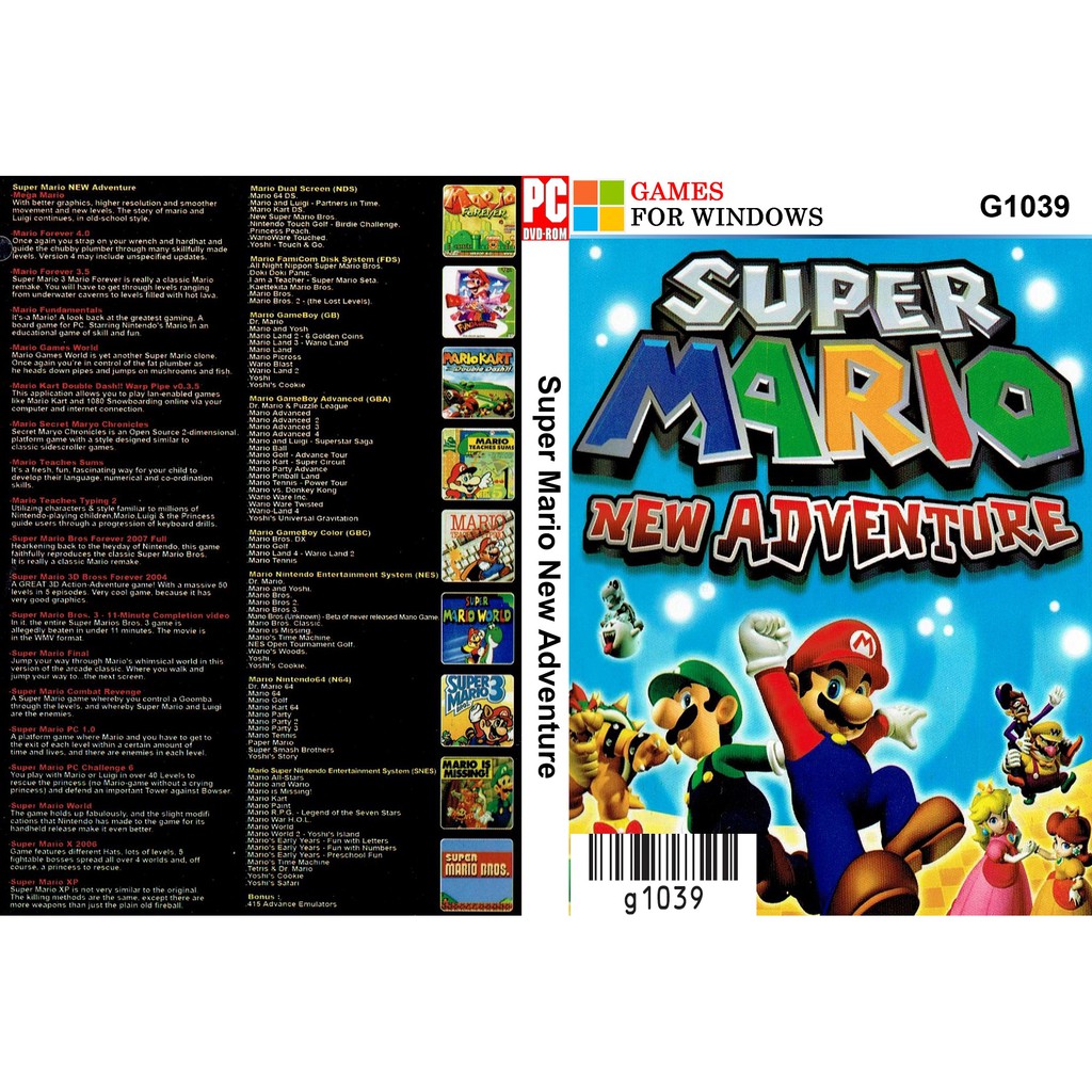 Super Mario New Adventure (G1039) PC Game | Shopee Malaysia