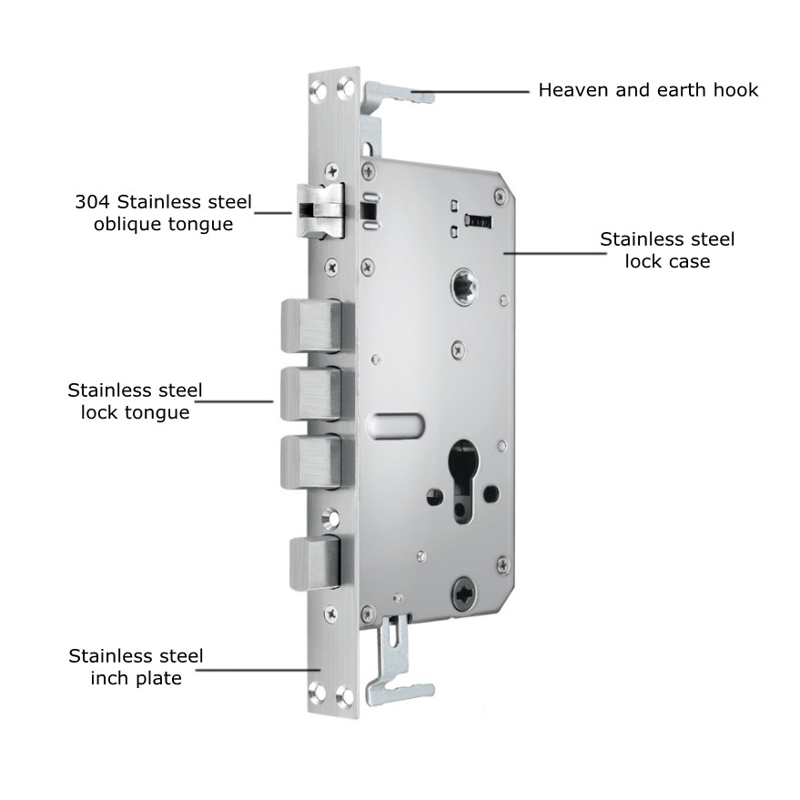 New Electronic Digital Door Lock Mortise Metal Mortise Lock Body 6068 ...