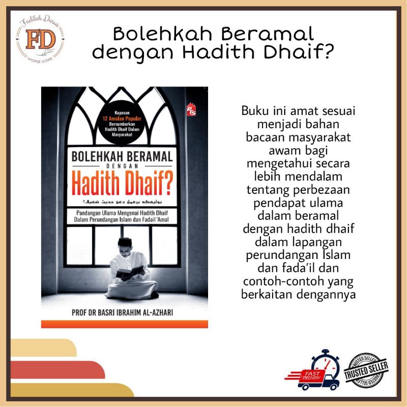 BUKU AKIDAH - Bolehkah Beramal dengan Hadith Dhaif? | Shopee Malaysia