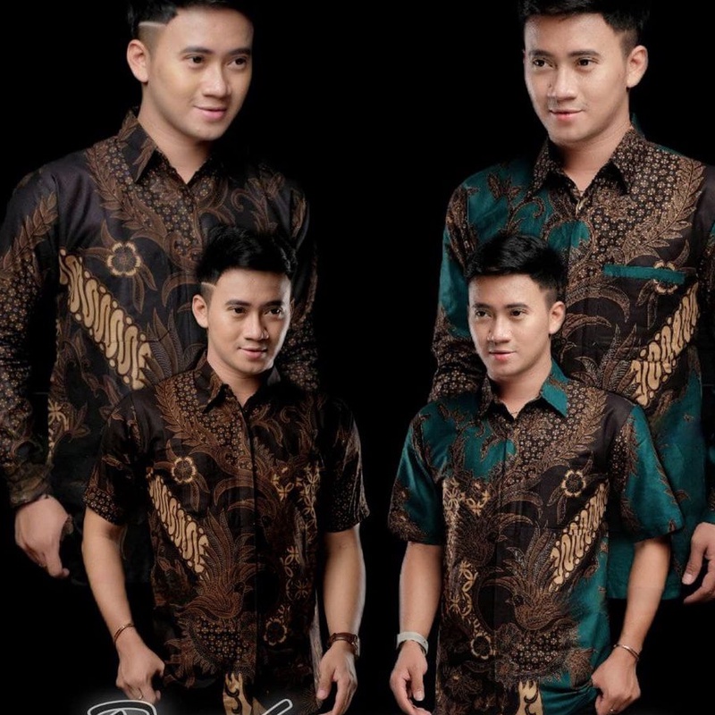 Men's BATIK Short Sleeve Sogan Men's Long Sleeve MOTIF Sogan SERIES ...