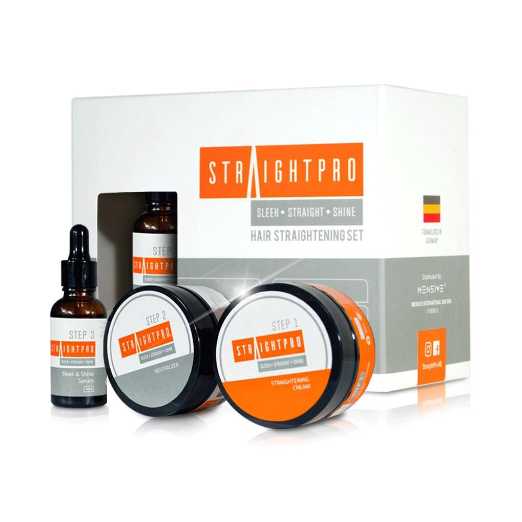 NEW!! Straight Pro Hair Straightening Cream Sleek & Shine - Treatment ...