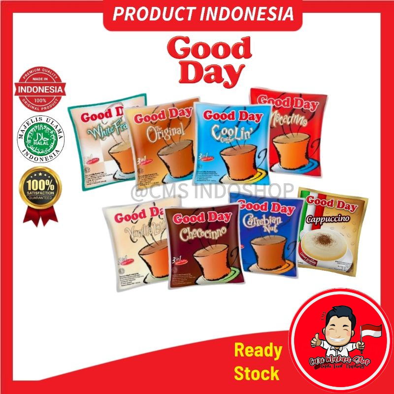 Good Day Coffee 1 Renteng / 10pcs Product Indonesia 🇮🇩 Minuman Serbuk ...