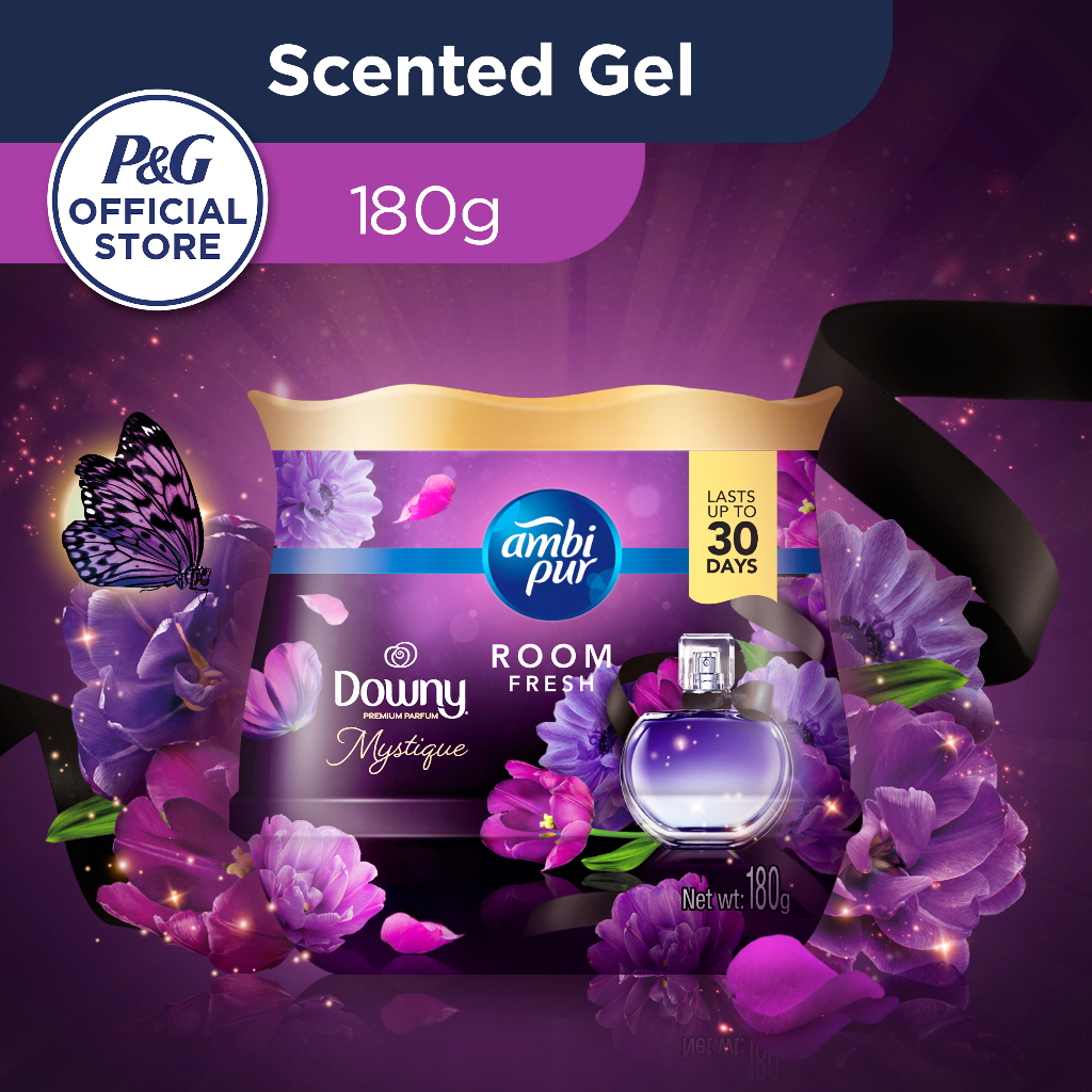 Ambi Pur Room Fresh Gel Downy Mystique Premium Parfum 180g | Shopee Malaysia